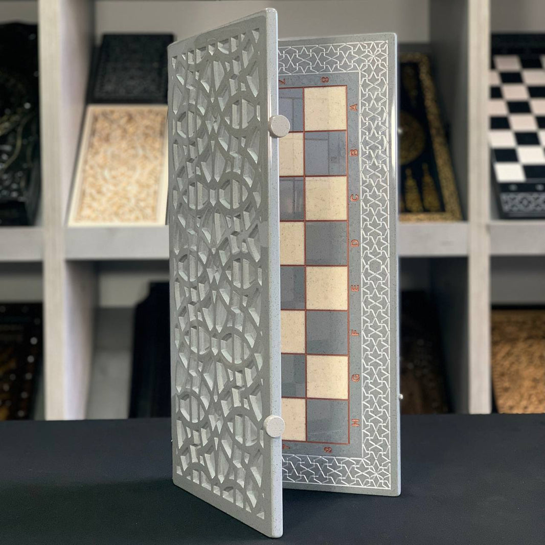 Handmade Chess Backgammon Board Game Sets. Unique Personalized Designs ...